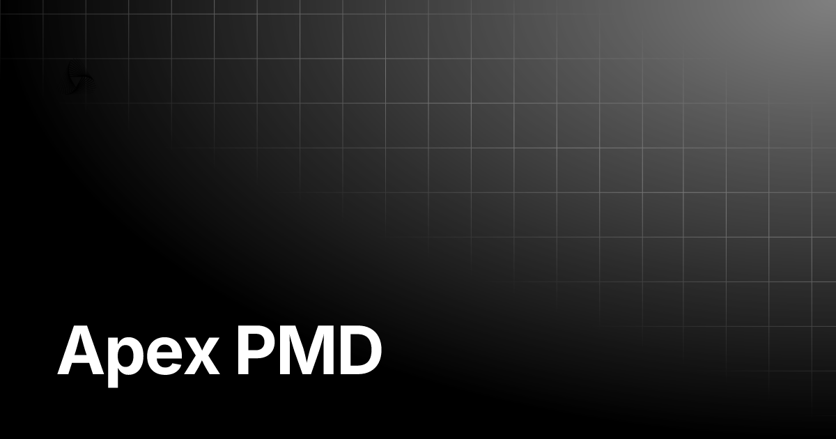 Apex PMD | AutoRABIT Knowledge Base