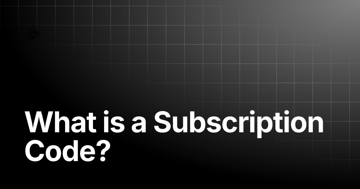 What is a Subscription Code? | AutoRABIT Knowledge Base