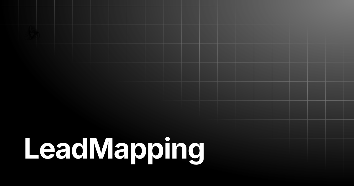 LeadMapping | AutoRABIT Knowledge Base