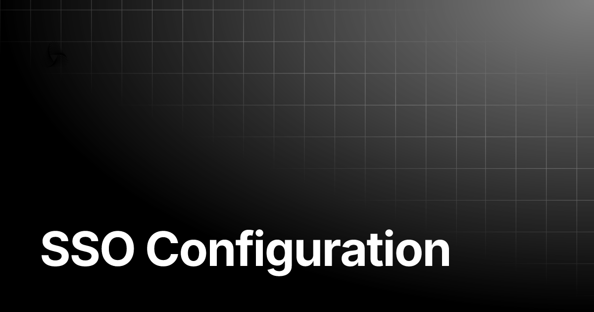 SSO Configuration | AutoRABIT Knowledge Base