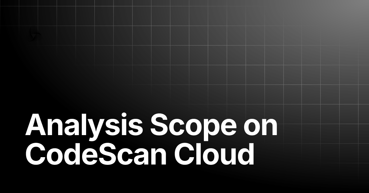 Analysis Scope on CodeScan Cloud | AutoRABIT Knowledge Base