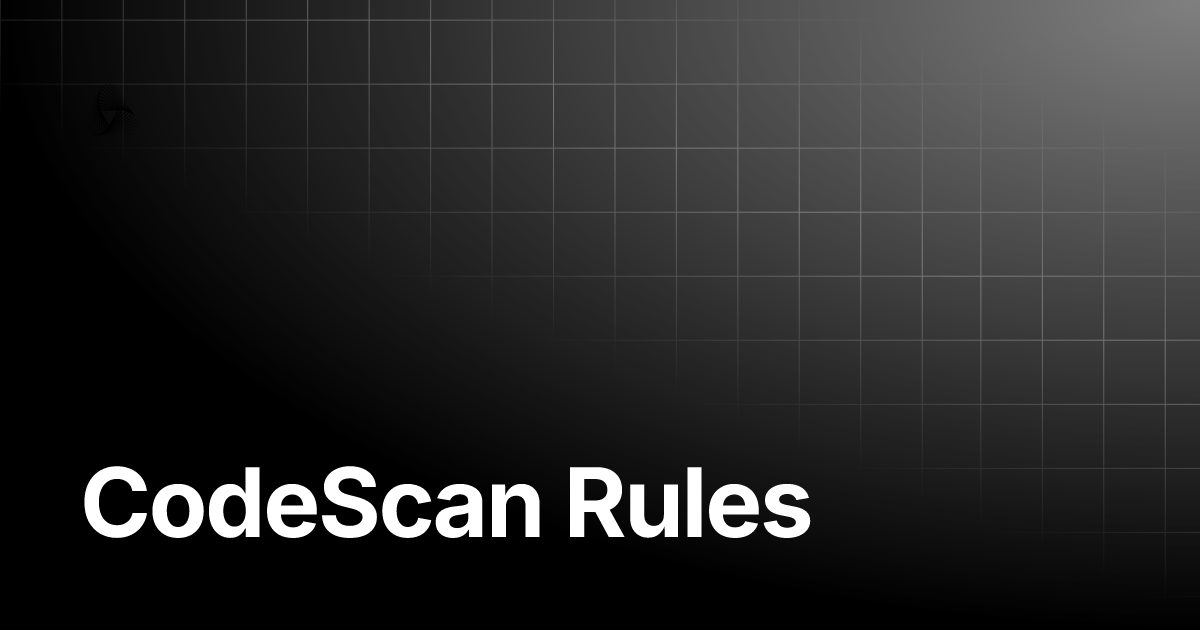 CodeScan Rules | AutoRABIT Knowledge Base