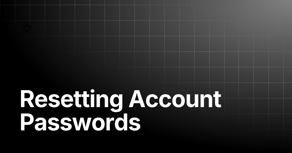 Resetting Account Passwords | AutoRABIT Knowledge Base