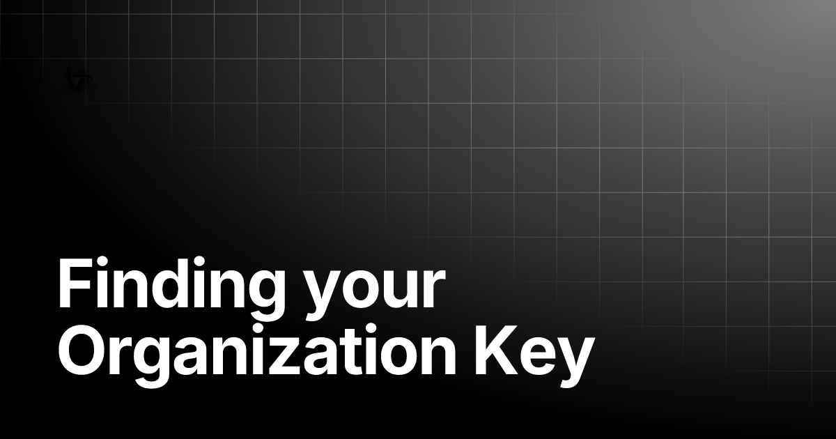 Finding your Organization Key | AutoRABIT Knowledge Base