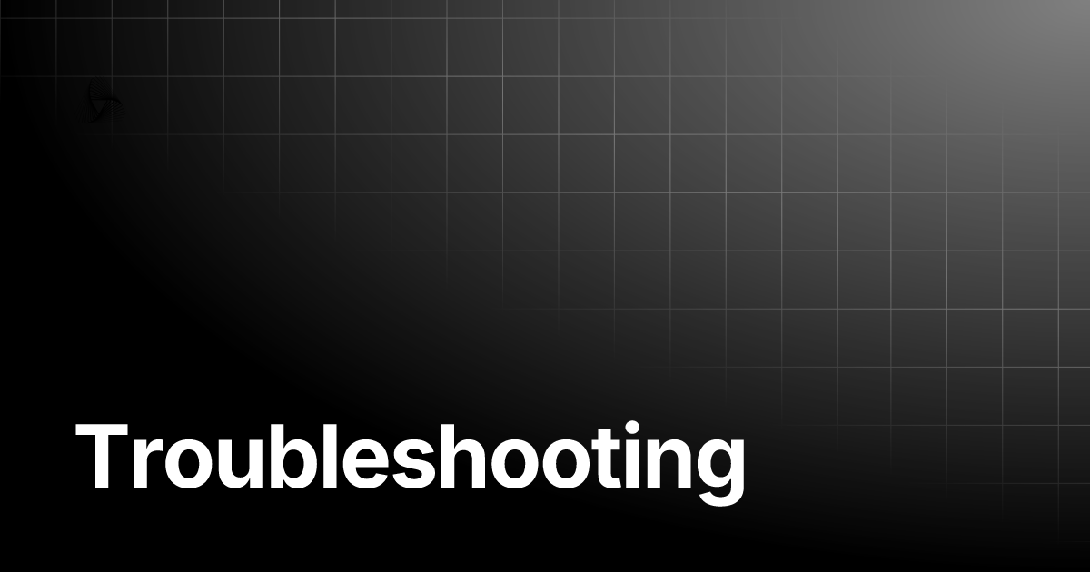 Troubleshooting | AutoRABIT Knowledge Base