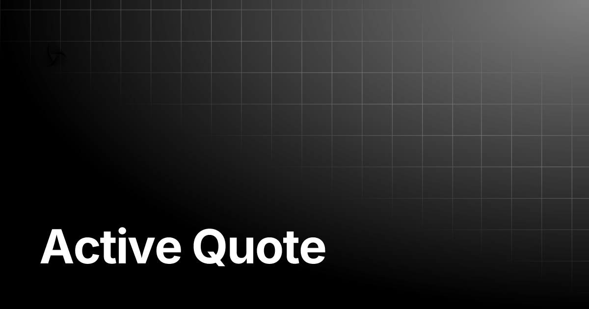 Active Quote | AutoRABIT Knowledge Base