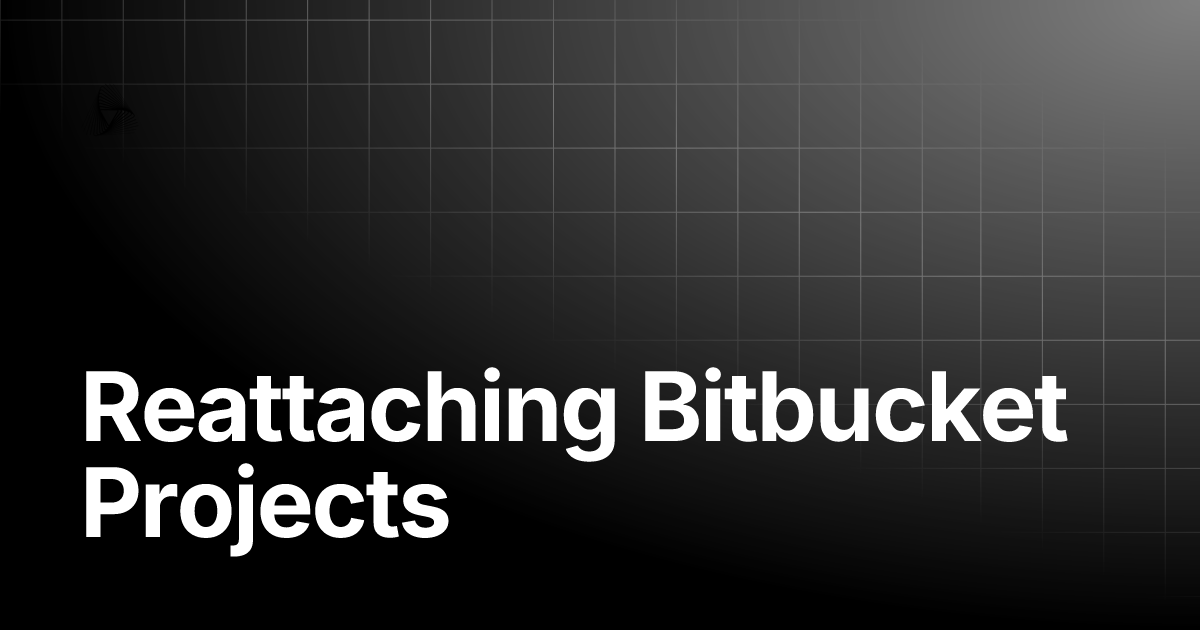 Reattaching Bitbucket Projects | AutoRABIT Knowledge Base