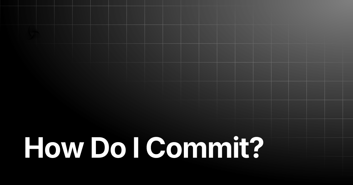 How Do I Commit? | AutoRABIT Knowledge Base
