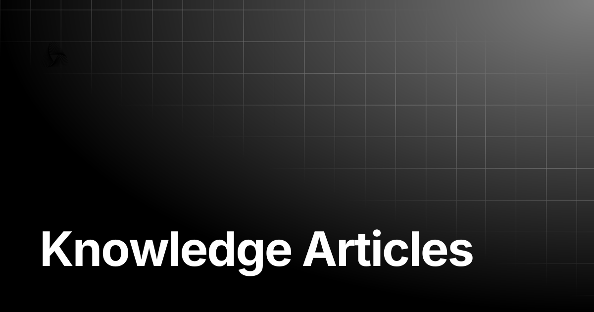Knowledge Articles | AutoRABIT Knowledge Base