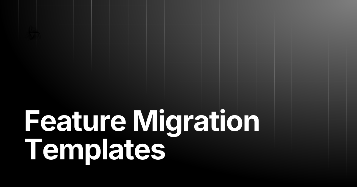 Feature Migration Templates | AutoRABIT Knowledge Base