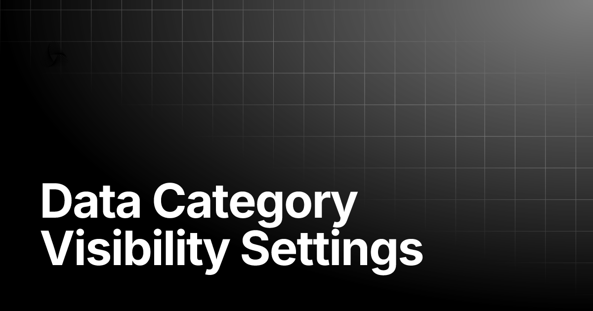 Data Category Visibility Settings | AutoRABIT Knowledge Base