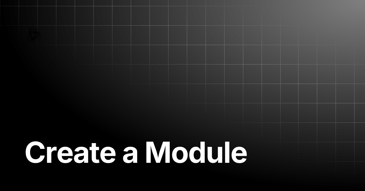 Create a Module | AutoRABIT Knowledge Base